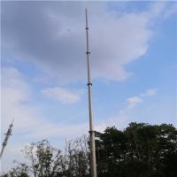 China CCTV Poles Integrated 6063 Aluminum Anodized Surveillance Mast for sale