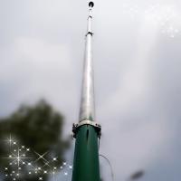 China 15M 60FT Telescoping 6063 Alu Alloy Push Up Antenna Mast for sale