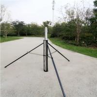 China Lightweight 2MM Wall 6063 Aluminum Tripod Push Up Mast for sale