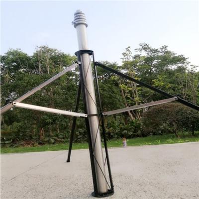 China Wifi Sectional 40ft Telescoping Aluminum Antenna Mast for sale