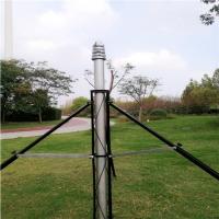 China 16M Lightweight Wifi Tower Aluminium Telescopic Mast for sale