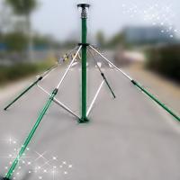 China Portable Trolley 9M 20KG Antenna Telescopic Mast for sale