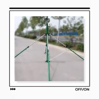 China Guyed Lightweight Push Up 18M Aluminium Telescopic Mast for sale