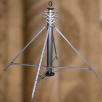 China Winch Up Aluminum Sectional Pole TV Antenna Mast for sale