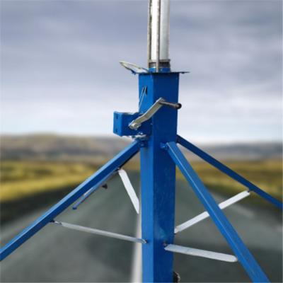 China Lightweight Push Up Aluminum 6063 Portable Telescopic Mast for sale