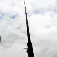 China Sectional Lightweight 15M Tv Antenna Telescopic Mast for sale