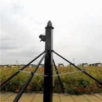 China Portable Trolley 9M 20KG Antenna Telescopic Mast for sale