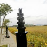 China 2MM Portable 5M Tripod Aluminium Telescopic Mast for sale