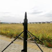 China Outdoor 30Ft 9M Customized Aluminium Telescopic Mast Aerial Photography Mast Pole for sale