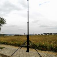 China Lightweight Hand Winch Portable Telescoping Aluminum Mast for sale