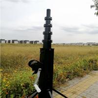 China Tripod 15M Hand Push Sectional 10KG Portable Antenna Mast for sale