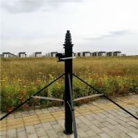 China Collapsible 9M 30ft 15KG Antenna Telescopic Mast for sale