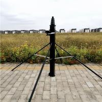 China Telescopic Push Up Mast 6M 9M 12M Portable Antenna Mast for sale