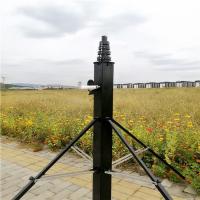 China Vehicle Mounted 6M To 15M Radio Antenna Telescopic Mast for sale
