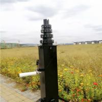 China Aerial Pole Winch Up  50ft 15M Antenna Telescopic Mast for sale