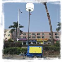 China Inflatable 7M 400W Telescopic Portable LED Light Towers for sale