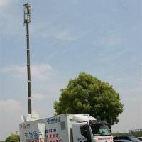 China 9m Push Up Telescopic 200W Portable LED Light Towers for sale
