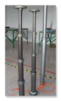 China 20FT 6063 Alu Alloy Tripod Stand Antenna Push Up Pole for sale