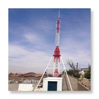 China Aluminum 160 Degree 2 Axial Telescopic Aerial Mast for sale