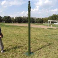 China Push Up Aluminum 2MM Lightweight Universal Antenna Mast for sale