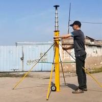 China Winch Up Tripod 15KG 2MM Alu Tube  Short Car Antenna for sale
