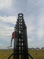 China 9M Guyed Telescopic Motorized or hand winch up Lattice Steel Towers for sale