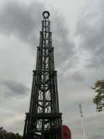 China Portable Winch Up Aluminum Outdoor 70ft Guyed Cell Tower Truss Tower Mast Lightweigh for sale
