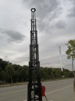 China Guyed 12M Winch Up 40ft Aluminum Outdoor Antenna Mast for sale