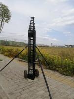 China Telecom 9M Sectional Aluminum Lattice Winch Up Tower for sale
