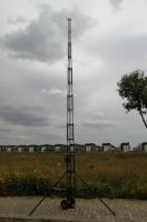 China Winch Up 65ft 10 Sections Lattice Transmission Tower for sale