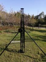 China Winch Up 9M Tripod Ham Radio Mast Telescoping for sale
