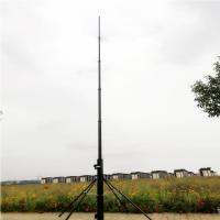 China 20ft 20KG Load 4 Legs Winch Up Telescopic Radio Mast for sale