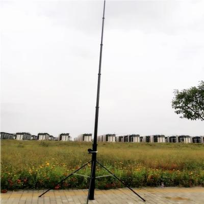 China 15M Telescopic Communication Tower 50ft Winch Up Mast for sale