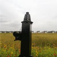 China Outdoor Light Lighting 6M 20KG Portable Winch Up Mast for sale