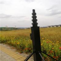 China Cell On Wheels Alu 6063 Telescoping Heavy Duty Mast for sale