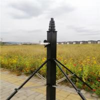 China 200W Light Tower 9M High Telescopic Winch Up Mast for sale