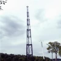 China Hand Winch 15M Telescopic 8 Sections Aluminum Truss Tower for sale