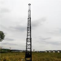 China 30M Sectional Alu Crank Up Self Supporting Antenna Towers for sale
