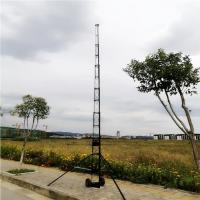 China Winch Up 9M Lightweight Ham Radio Mast Telescoping for sale
