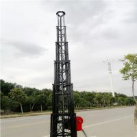 China 30M 11 Sections Freestanding Cell On Wheel Tower Winch Up for sale