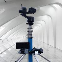 China 30ft 9M Sports Telescoping Endzone Camera Soccer Camera And Tripod for sale