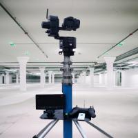 China CCTV Poles Endzone Camera System Surveillance Mast for sale