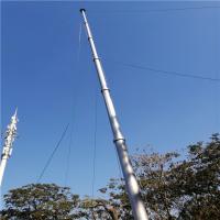 China Portable Winch Up 9M 15KG Telescoping Tv Antenna Mast for sale