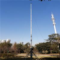 China 12m Adjustable 6063 Alu Alloy Tripod Telescopic Antenna Mast for sale