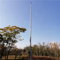 China Crank Up 30ft Telescoping 18M Aluminum Portable Antenna Mast for sale
