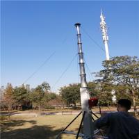 China Anodized 6063 Aluminium 40ft Telescopic Antenna Mast Portable for sale
