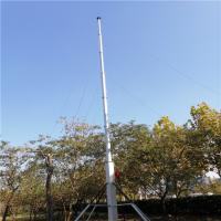 China 10M Crank Up Alu 6063 Monopole Tripod Winch Up Mast for sale