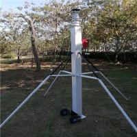 China Winch Operated 9M 30ft Telescoping Aluminum Antenna Mast for sale