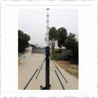 China 15m Portable Winch Operated Crank Up Telescopic Antenna Mast for sale