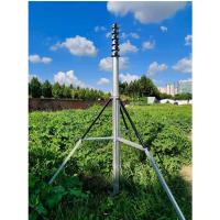 China Hand Push Up Telescopic Antenna Mast Locked by Flexible Tip for sale